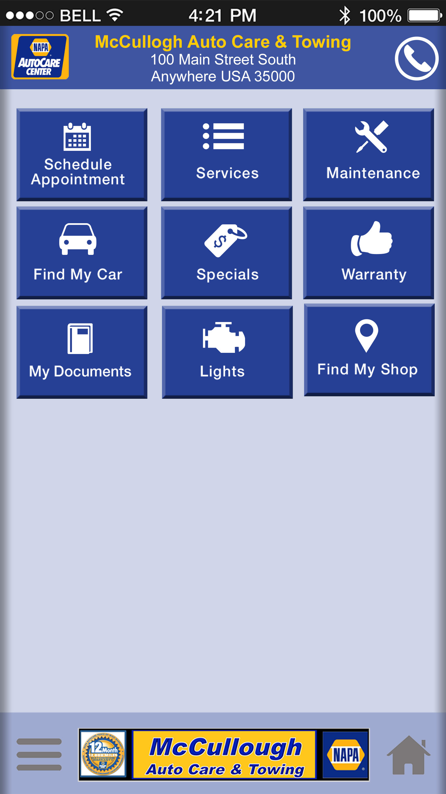 NAPA AutoCare App